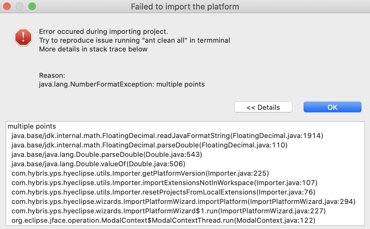 NumberFormatException when importing platform · Issue #52 · SAP/hybris ...