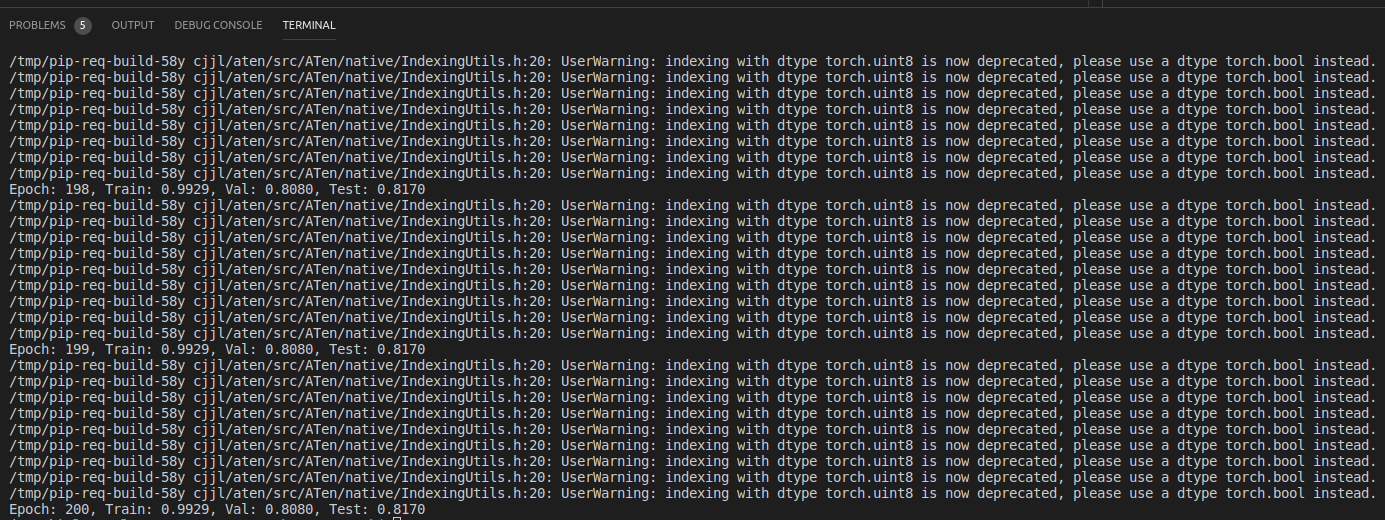 Getting Rid Of Deprecation Warnings Thrown By The Latest Pytorch 1 2 · Issue 712 · Pyg Team