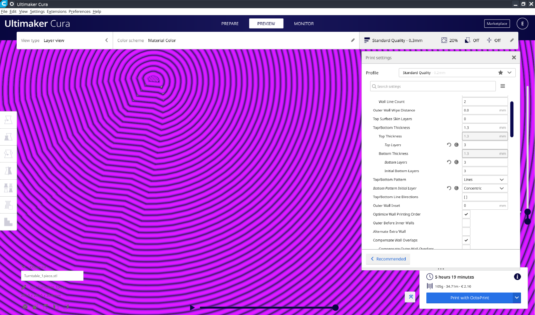 [4.4.1] Concentric pattern is not so concentric · Issue #7040 ...