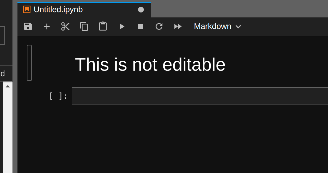 Improve Read Only Behaviour For Markdown Cells · Issue 9976 · Jupyterlab Jupyterlab · Github