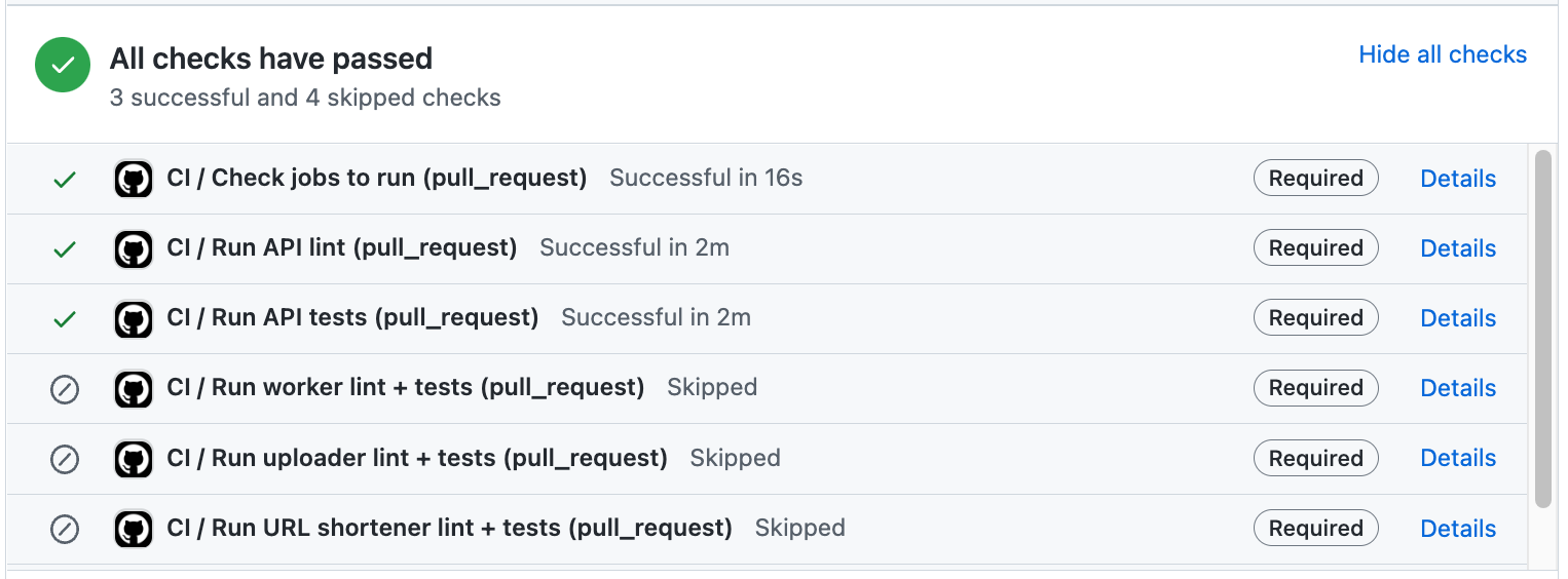 Ci Status Of Pull Request Doesnt Match When Tasks Are Skipped · Issue 14508