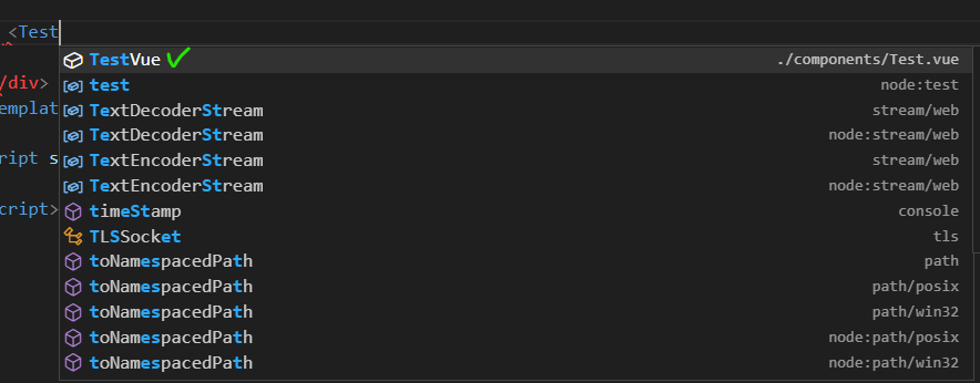 Vue 3.3 components highlighting · Issue #20875 · nuxt/nuxt · GitHub