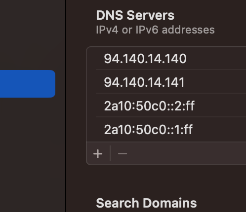 Replace default DNS in the network interface · Issue #195 · AdguardTeam/AdGuardVPNForMac · GitHub