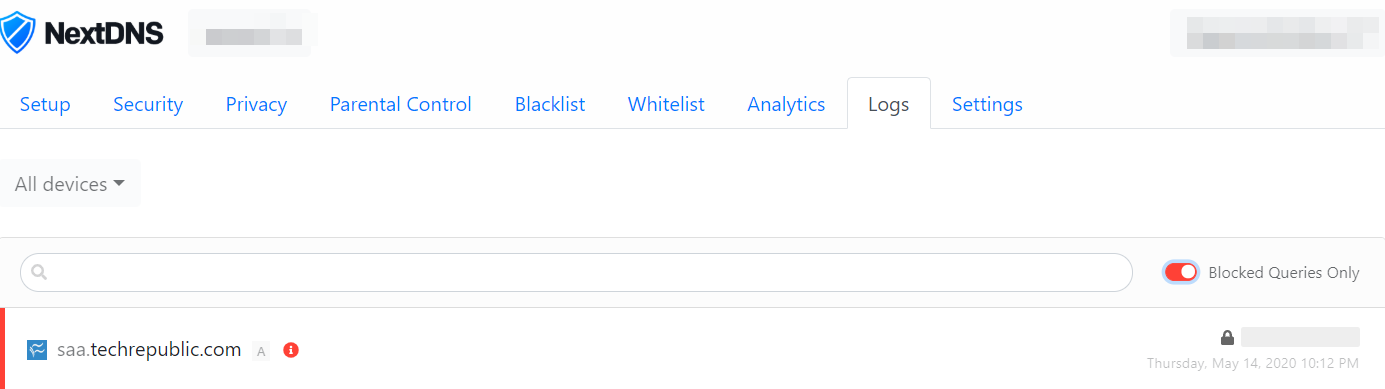 Queries Blocked By Cname Go Out To Upstream Dns · Issue 1673