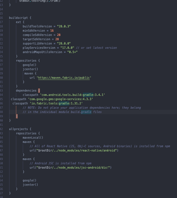 Native module RNFBAppModule tried to override ...