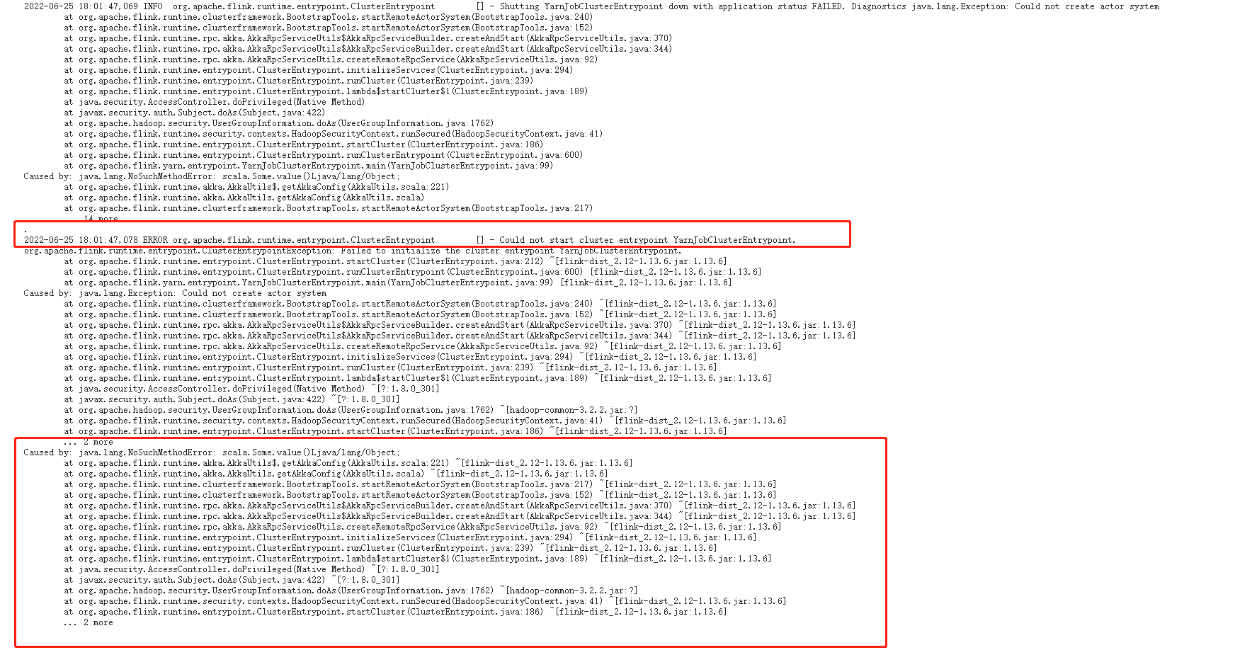Flink on Yarn Cluster 模式提交SeaTunnel Example程序失败异常 · Issue #2061 · apache/seatunnel · GitHub