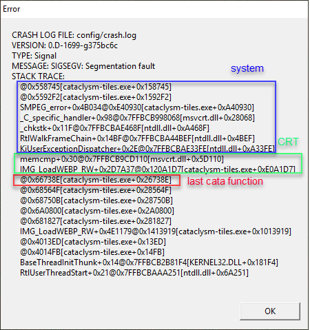 Segmentation Fault when teleporting · Issue #29484 · CleverRaven/Cataclysm-DDA · GitHub