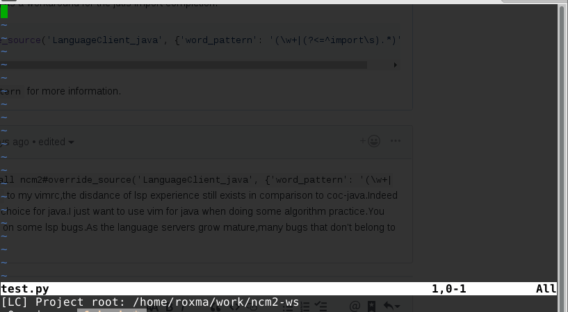 It seems like that ncm2 doesn't have a satisfactory cooperation with autozimu/LanguageClient ...