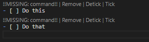 Missing command · Issue #2 · fabiospampinato/vscode-markdown-todo · GitHub