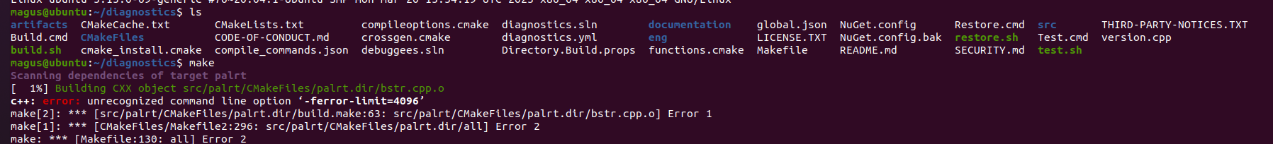 Build Sh Skipmanaged Failed To Generate Build Project · Issue 3865 · Dotnet Diagnostics