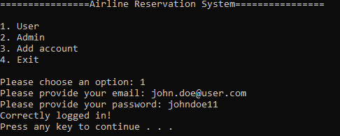 GitHub - pasonjakub/AirlineReservationSystem
