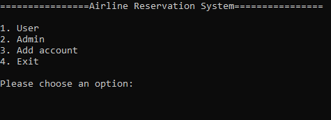 GitHub - pasonjakub/AirlineReservationSystem