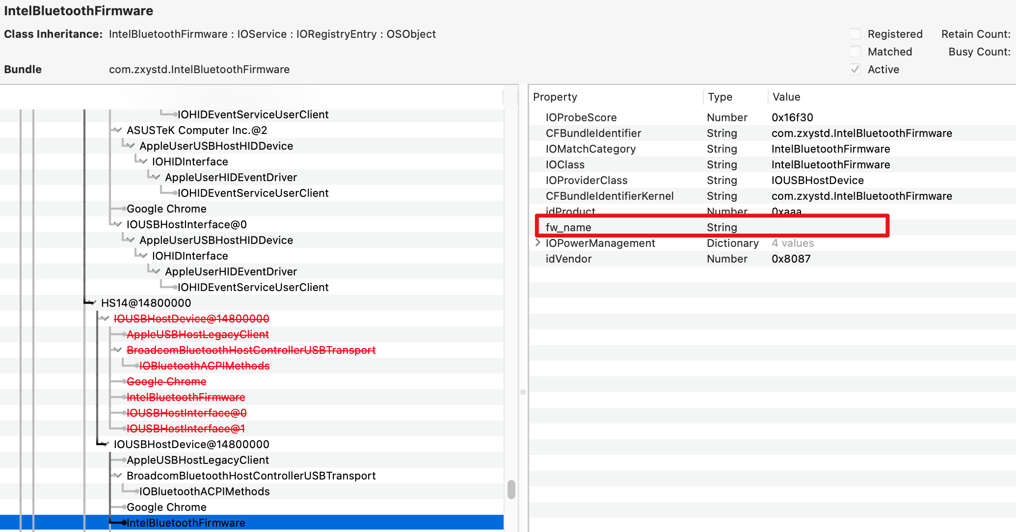 [Bug] IORegistry fw_name empty after sleep-wake; Info.plist has spaces before model · Issue #142 ...