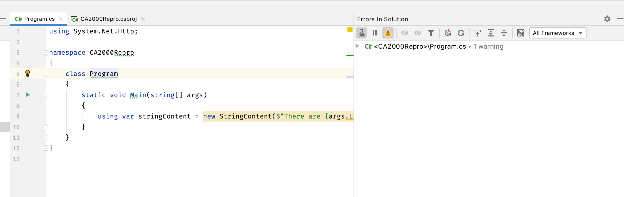 CA2000 false positive · Issue #4000 · dotnet/roslyn-analyzers · GitHub