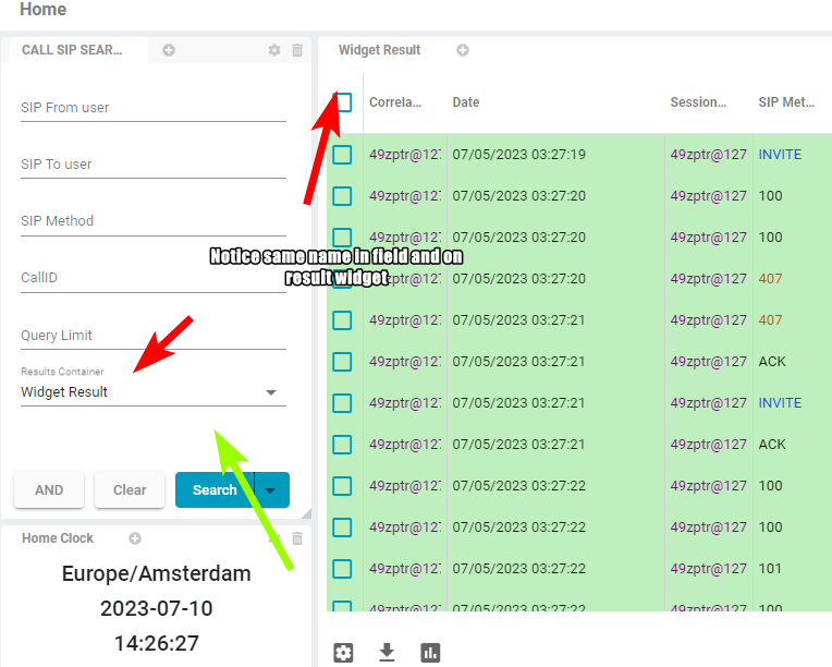 Keeping the widget in the result page · Issue #530 · sipcapture/homer-app · GitHub