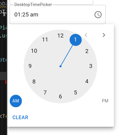 [TimePicker] Action bar buttons overlap with PM button · Issue #4947 · mui/mui-x · GitHub