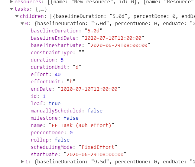 Task baselines are not imported correctly · Issue #2755 · bryntum/support · GitHub