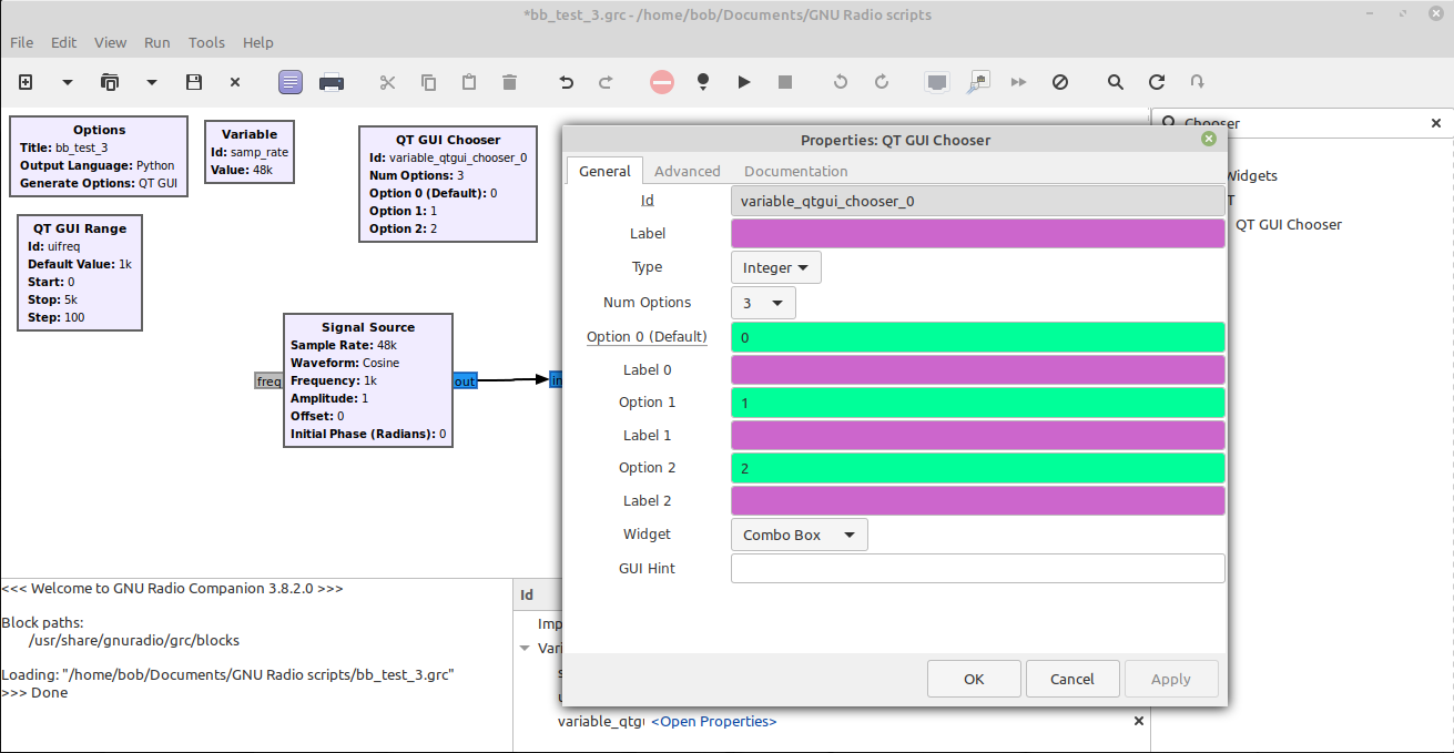 Qt Gui Chooser Causing Problems In Gnu Radio V382 · Issue 3918