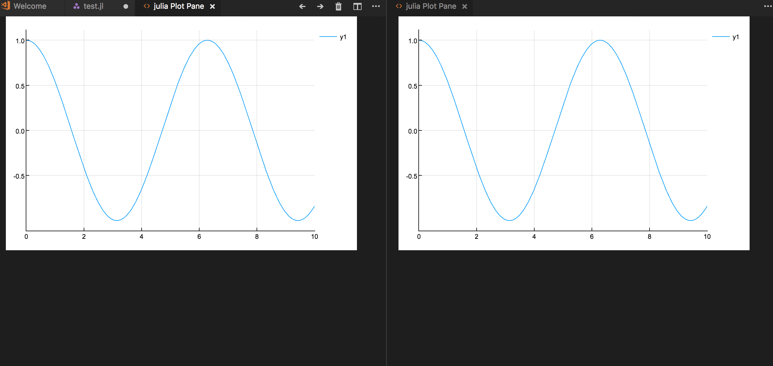 Display Plot In The Same Pane Rather Than Opening A New Pane · Issue 294 · Julia Vscodejulia