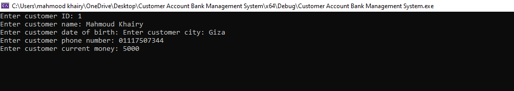 GitHub - mahmoudkhairy159/Customer-Account-Bank-Management-System: using c++ & oop & linkedlist ...