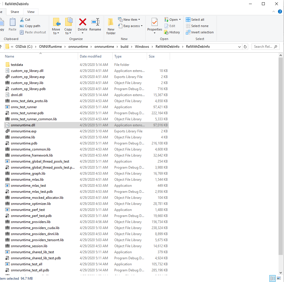 ONNX Runtime Build Issues on Win10 x64 Visual Studio 2019 · Issue #3521 · microsoft/onnxruntime ...