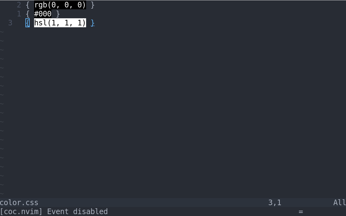 Highlight Color via vim-css-color · Issue #16 · yaegassy/coc-tailwindcss3 · GitHub
