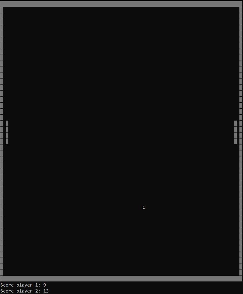 GitHub - thevalenciandev/pong-game: Simple console-based "Pong" game ...