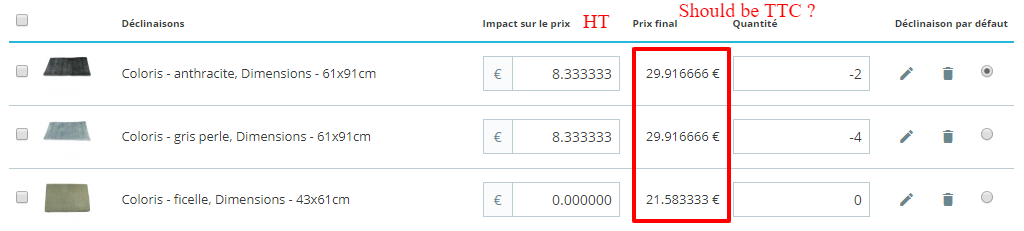 Prices in products combinations administration · Issue #12147 · PrestaShop/PrestaShop · GitHub
