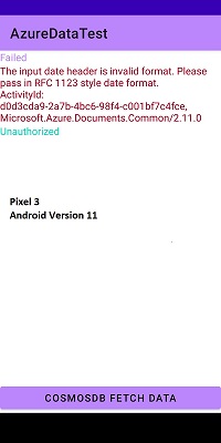 AzureData.getDocument() is failed with an error code "unauthorized" · Issue #410 · Azure/azure ...