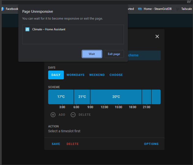 Crashing Browser / App · Issue #566 · nielsfaber/scheduler-card · GitHub