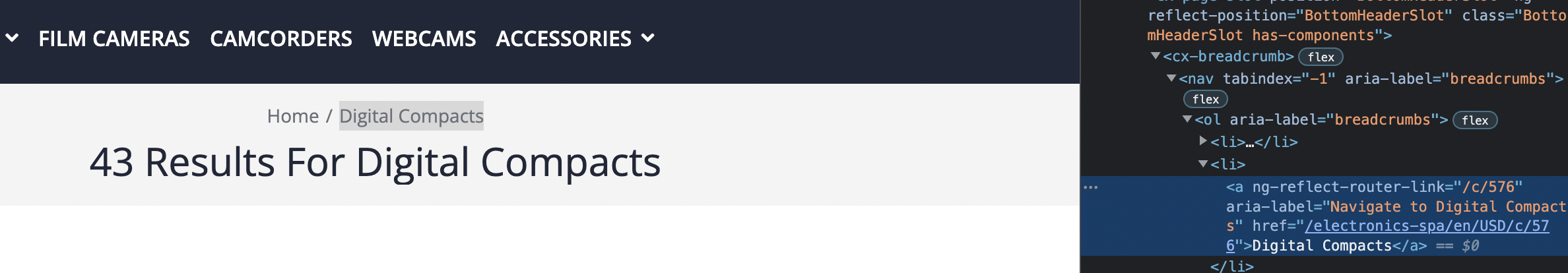 Accessibility: missing aria-label for breadcrumbs · Issue #3608 · SAP/spartacus · GitHub
