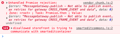 Error when loading homepage on smartedit · Issue #2784 · SAP/spartacus · GitHub