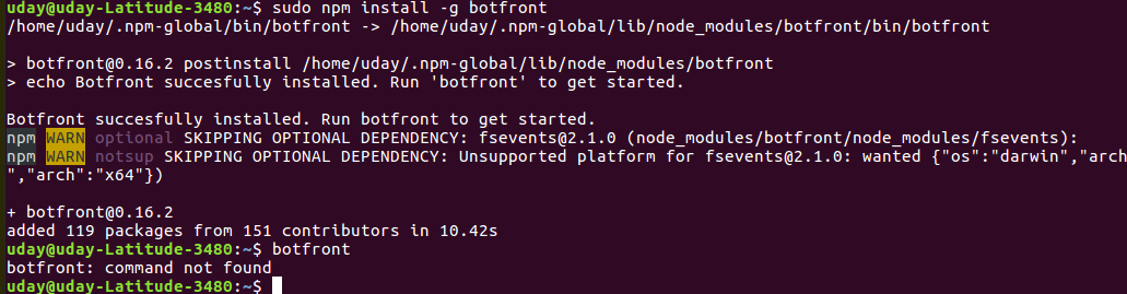 Couldn't run botfront on Ubuntu 16.04 · Issue #255 · botfront/botfront · GitHub