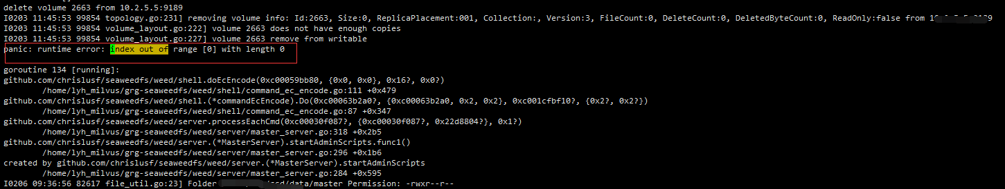 About The Problem That The Doecencode Execution Throws Panic Runtime Error Index Out Of Range