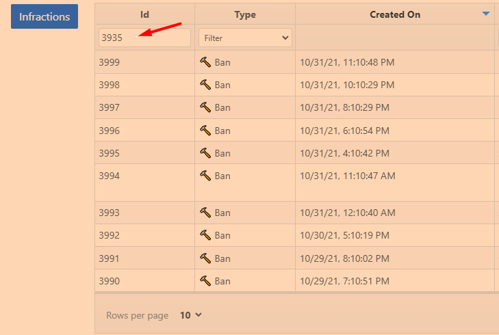 Clicking On Infraction Detail Not Showing Infraction · Issue 936 · Discord Csharp Modix · Github