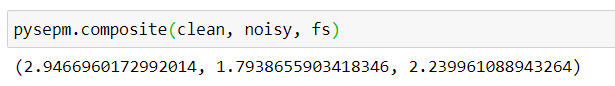 Composite function output · Issue #3 · schmiph2/pysepm · GitHub