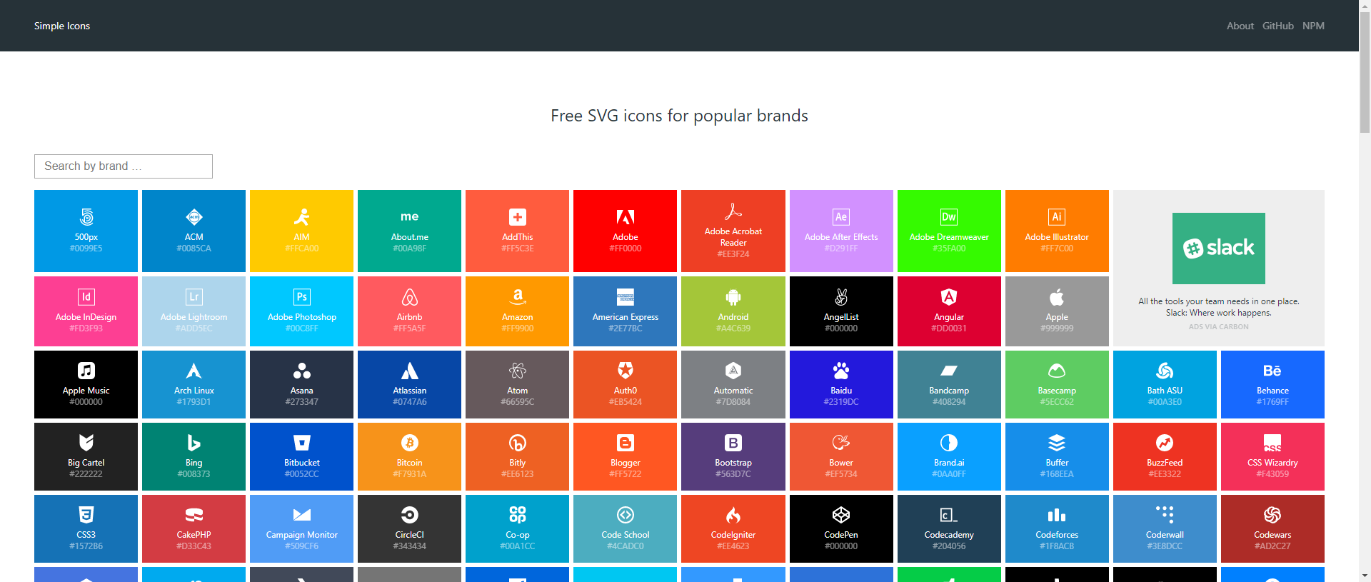 Reorder SimpleIcons.org icons alphabetically · Issue #708 · simple-icons/simple-icons · GitHub