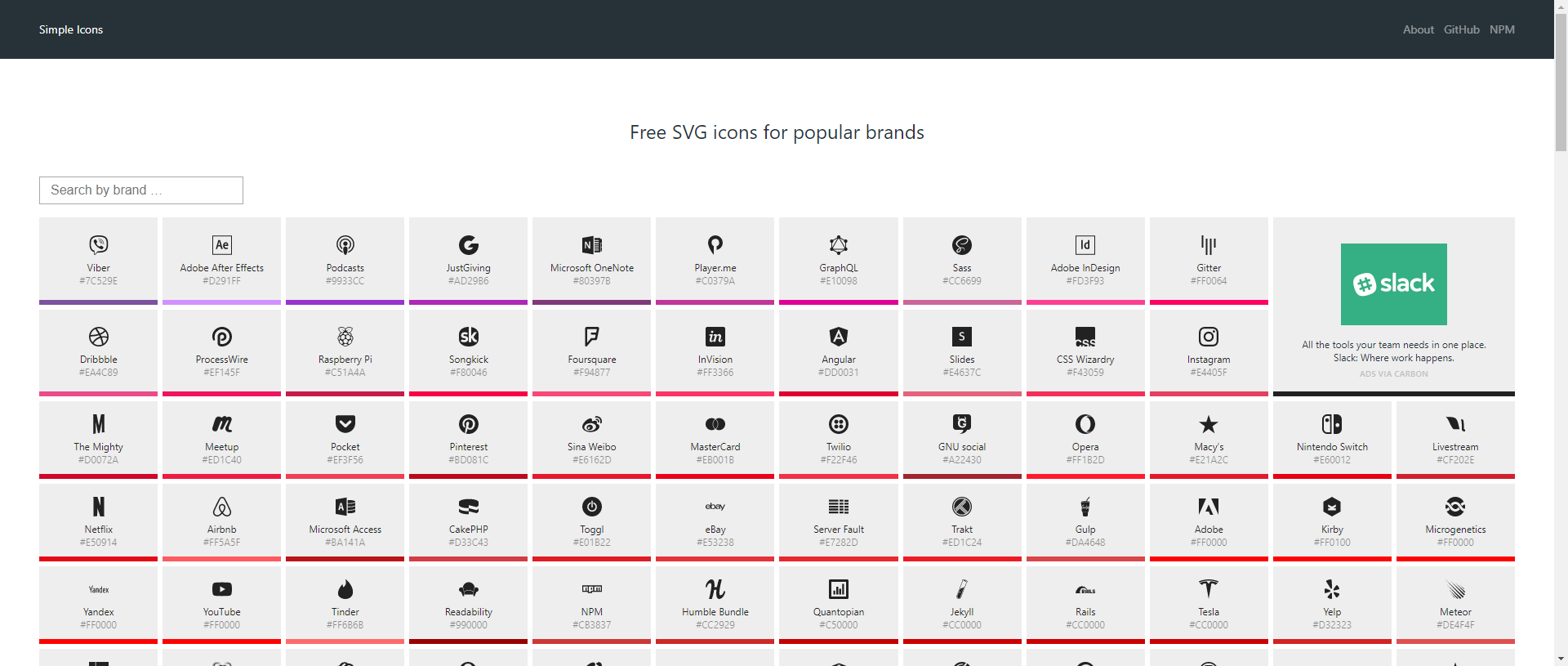 Reorder SimpleIcons.org icons alphabetically · Issue #708 · simple-icons/simple-icons · GitHub