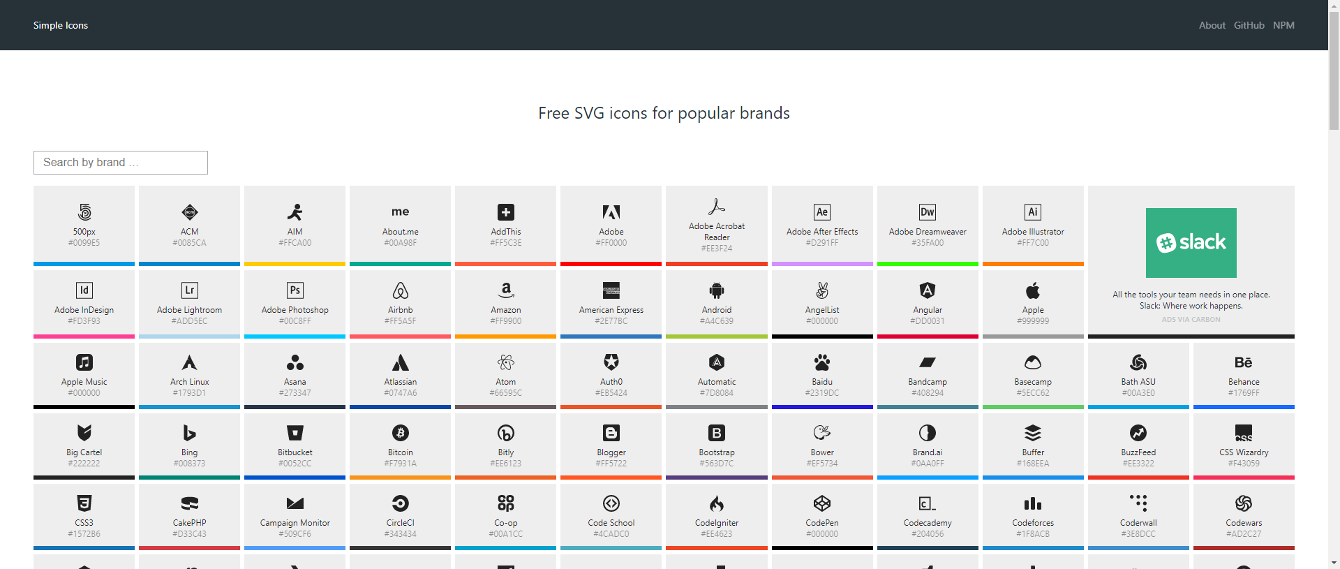 Reorder SimpleIcons.org icons alphabetically · Issue #708 · simple-icons/simple-icons · GitHub