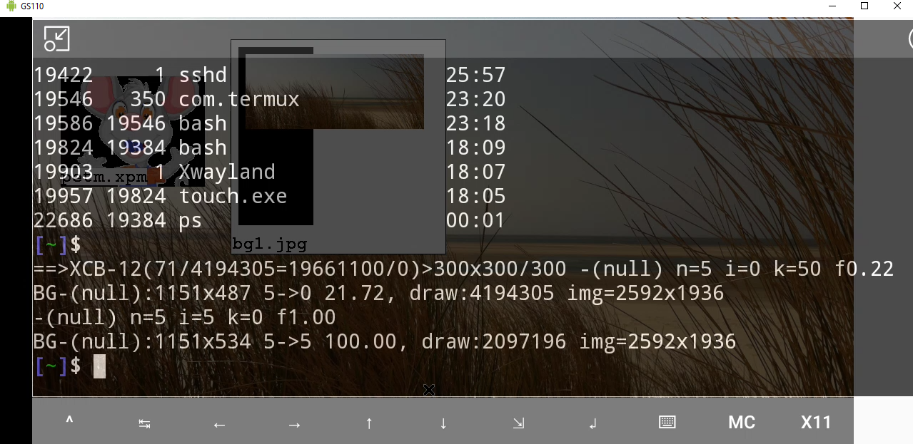 Images as a Terminal background feature · termux termux-app ...