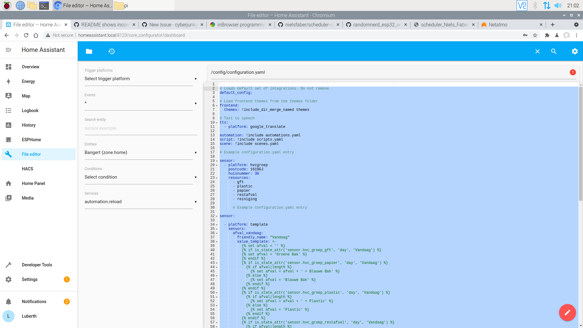 lukt niet · Issue #15 · cyberjunky/home-assistant-hvcgroep · GitHub