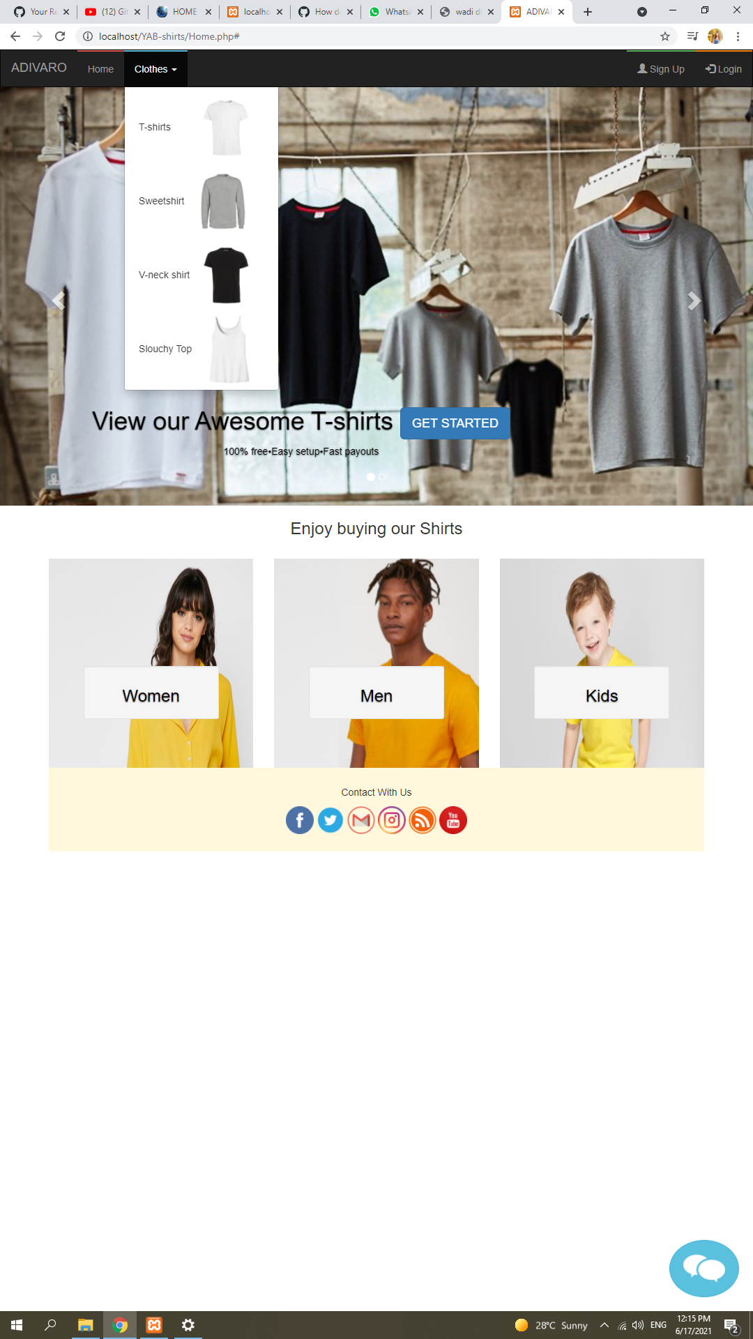 GitHub - Yousstina/e-commerce-tshirts