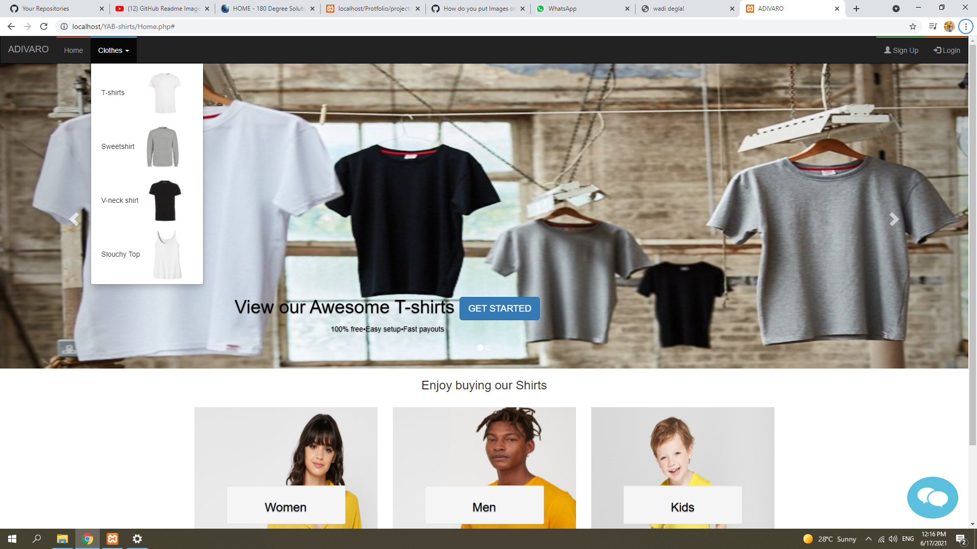 GitHub - Yousstina/e-commerce-tshirts