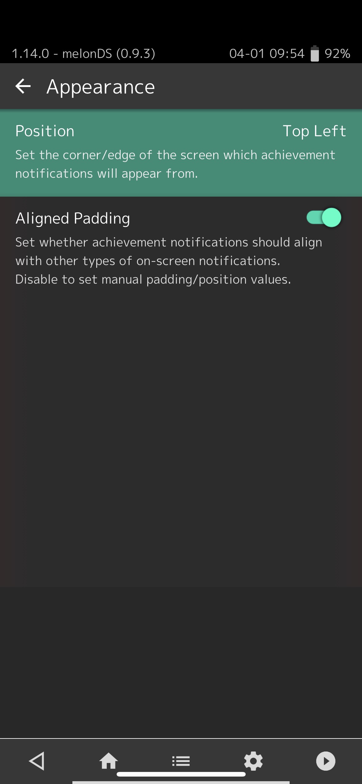 [iOS] RetroAchievement default display broken · Issue #14801 · libretro/RetroArch · GitHub