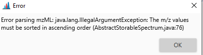 Error parsing mzML and Adap chromatogram Builder error · Issue #722 ...