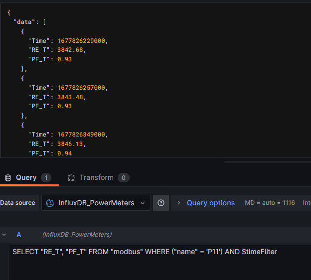 Dynamic Text with InfluxDB · Issue #64102 · grafana/grafana · GitHub