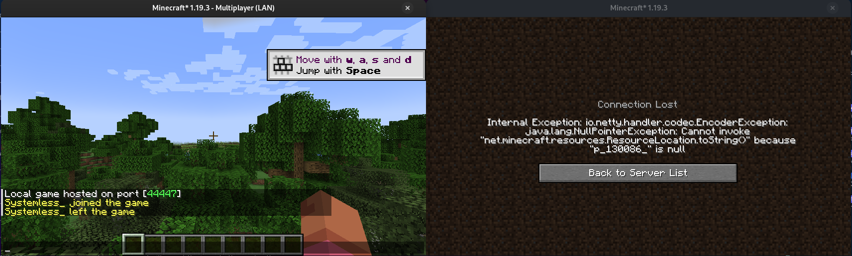 Mod breaks open to LAN · Issue #9 · MustangXPress7/Cyan-Warrior-Swords ...