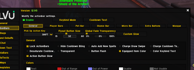 [Retail Bug Report] Key Down option is gone in 12.95 version · Issue #450 · tukui-org/ElvUI · GitHub
