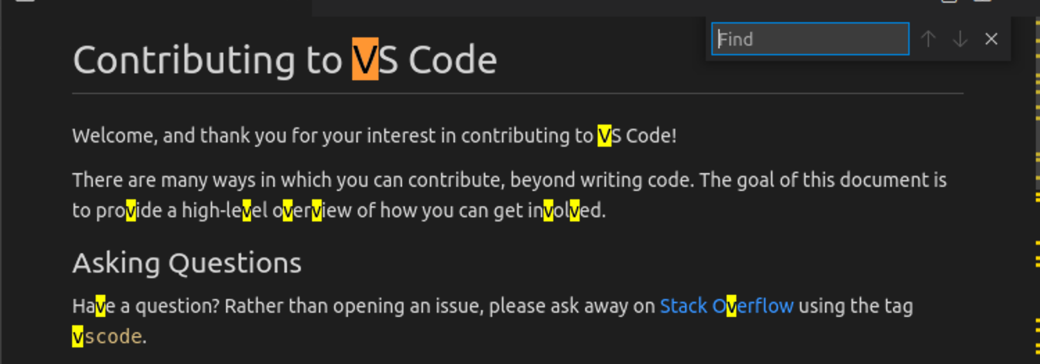 Backspacing Iframe search quickly still highlights a result · Issue #127479 · microsoft/vscode ...