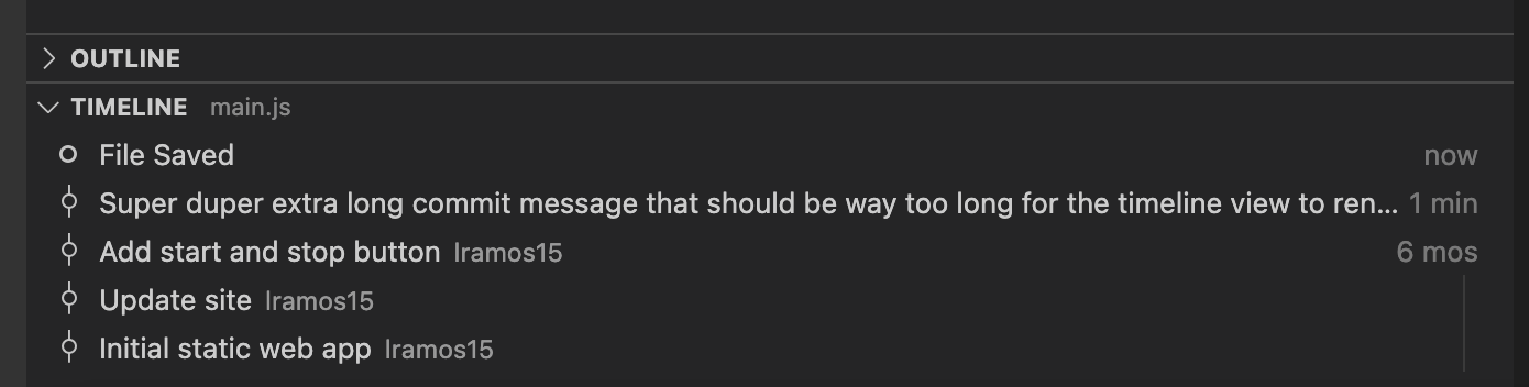 Timeline: Long commit message pushes important info out of view · Issue ...